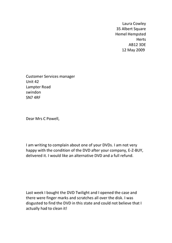 Letter writing | Teaching Resources