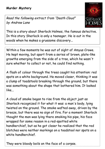 Revision Lesson using Sherlock Holmes by IQResources - Teaching ...