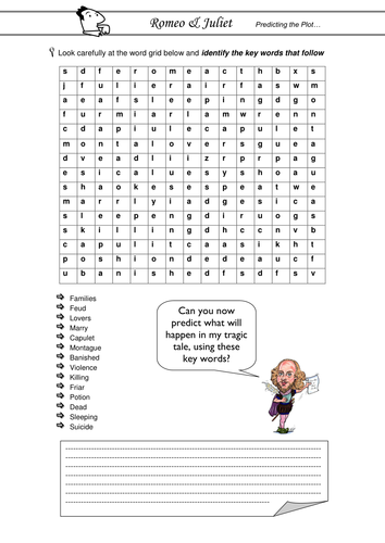 Shakespeare Romeo and Juliet pre-read activity | Teaching Resources