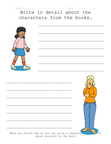Characters from Books | Teaching Resources