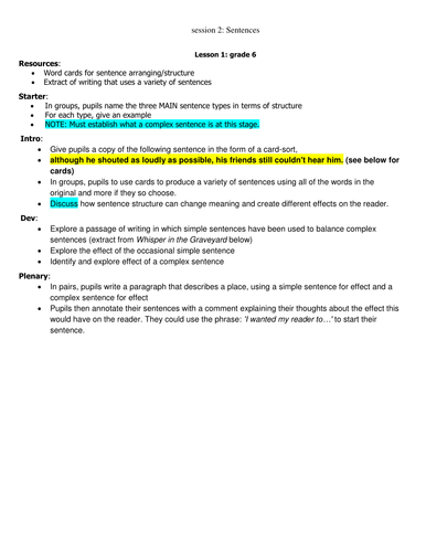 Sentence Variety by Mr. Ridley by grantridley - Teaching Resources - TES