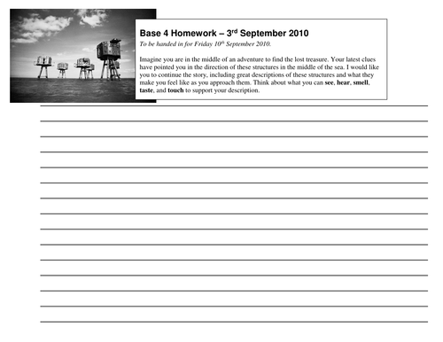 Creative Writing Homework | Teaching Resources Creative Writing Homework | Teaching Resources