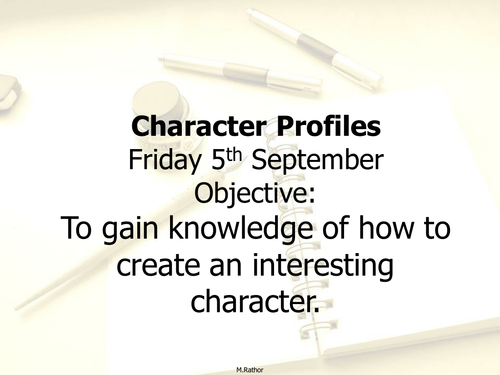 Writing To Describe Techniques & Stimulus | Teaching Resources