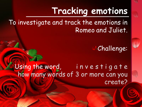 Romeo and Juliet - Relationship Graph Lesson | Teaching Resources