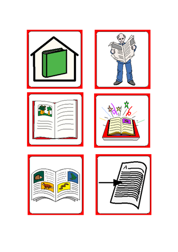 Library Flashcards | Teaching Resources