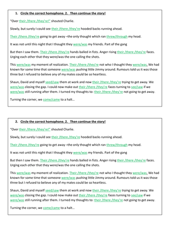 Homophone | Teaching Resources