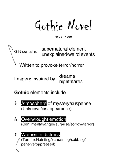 Gothic - Frankenstein helpful info | Teaching Resources