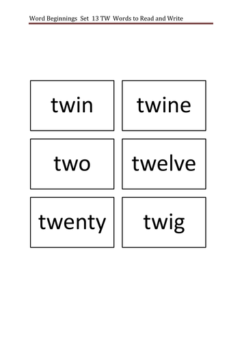 Making Words with qu, squ, sw, tw (21 pages) by GMMD - Teaching ...