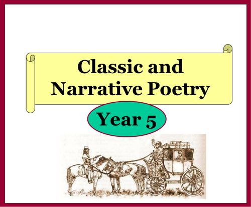 Classic and Narrative Poems: The Highwayman | Teaching Resources