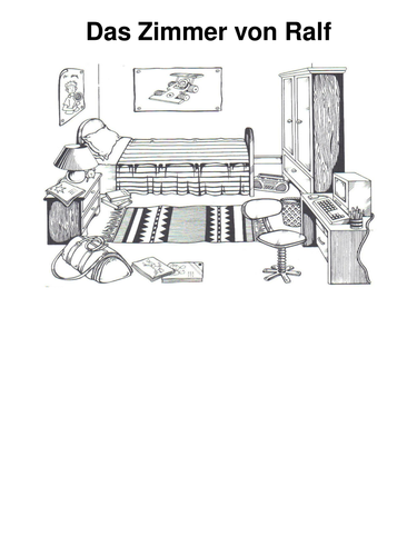 Mein Zimmer handout | Teaching Resources