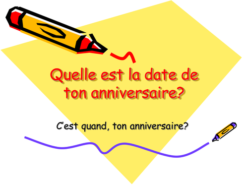 Mon anniversaire/My birthday in French | Teaching Resources