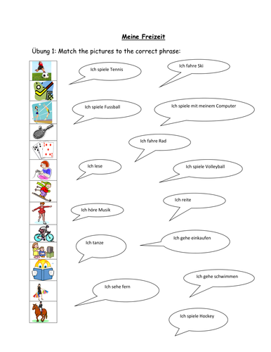 Meine Freizeit | Teaching Resources
