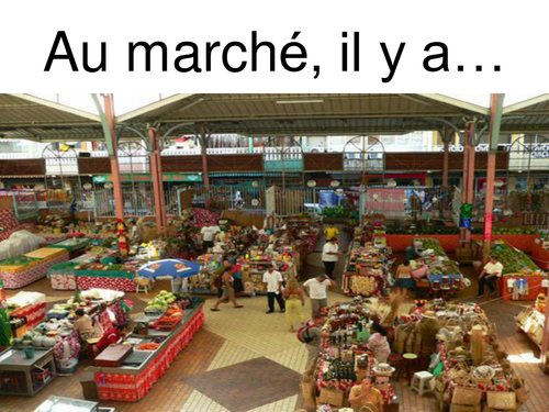 Au marche | Teaching Resources
