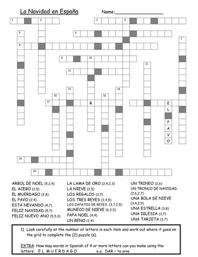 La Navidad en España - Puzzle | Teaching Resources