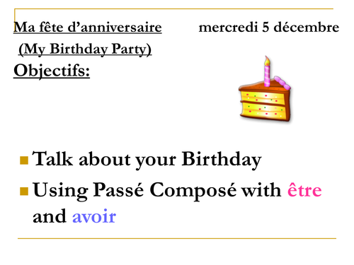 My last Birthday | Teaching Resources