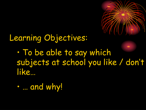 School Subjects and Opinions | Teaching Resources School Subjects and Opinions | Teaching Resources