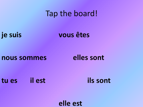 etre tap the board game | Teaching Resources