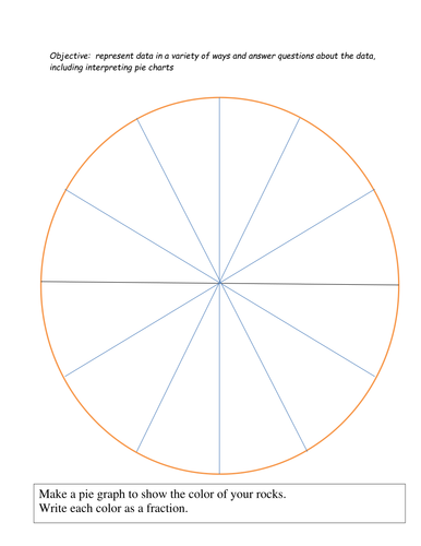 Pie chart - cut into 12ths | Teaching Resources