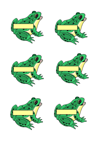 Counting back in 1s frog and lilypads numberline by choralsongster ...