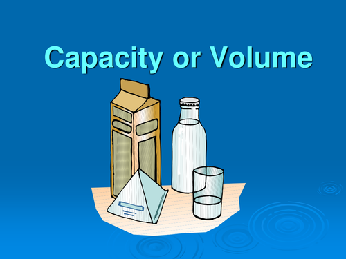 Introducing Metric Capacity/Volume by grallert - UK Teaching Resources ...