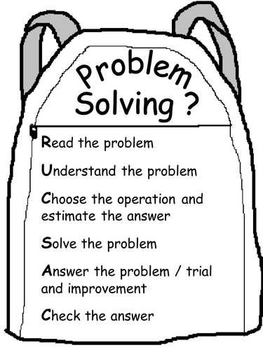 RUCSAC problem solving by H4nn4hWW - Teaching Resources - TES RUCSAC problem solving by H4nn4hWW - Teaching Resources - TES