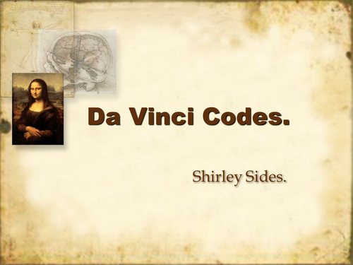 Da Vinci Codes | Teaching Resources