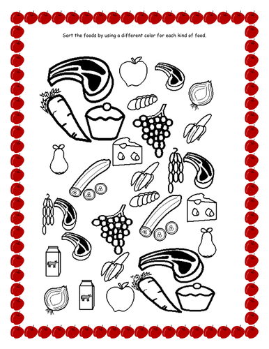Food sorting by - UK Teaching Resources - TES