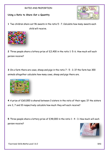Ratio and Proportion | Teaching Resources