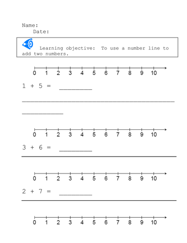 Numberline Addition | Teaching Resources