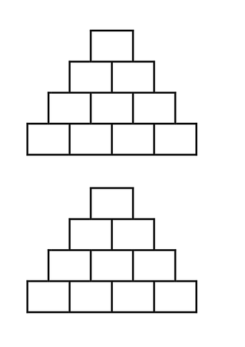 Algebra Pyramid-Collecting Like Terms by Labrown20 - Teaching Resources ...