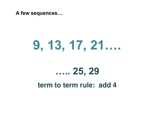 nth term | Teaching Resources nth term | Teaching Resources