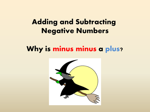 Adding and Subtracting Negative Numbers | Teaching Resources