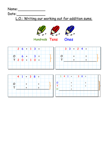 Introduction to column addition by - UK Teaching Resources - TES