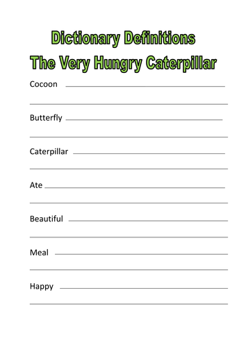 Hungry Caterpillar Spanish story by HarrisSchool - Teaching Resources - TES