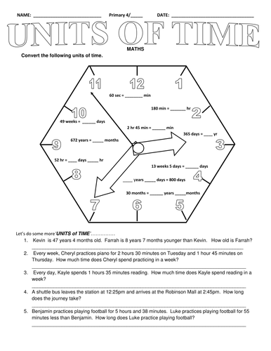 Units of Time | Teaching Resources