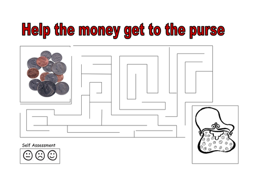 Subtracting Money Maze by bios444 - UK Teaching Resources - TES