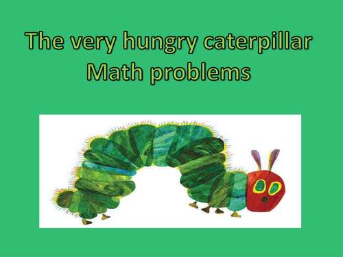 The Very Hungry Caterpillar Math Printables