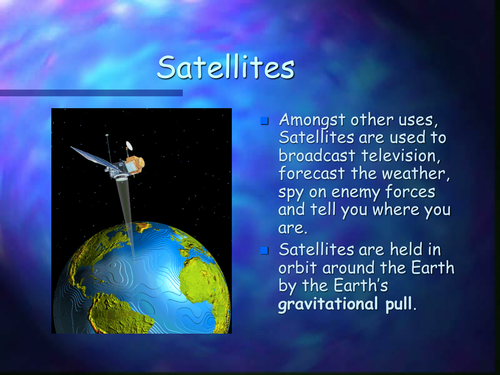 Satellites ppt | Teaching Resources