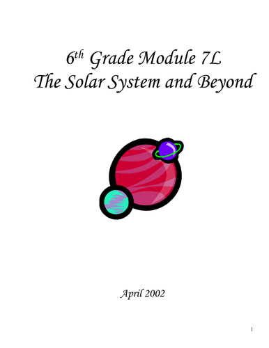 Solar system and beyond | Teaching Resources