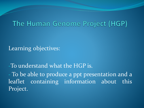 Human Genome Project PowerPoint | Teaching Resources