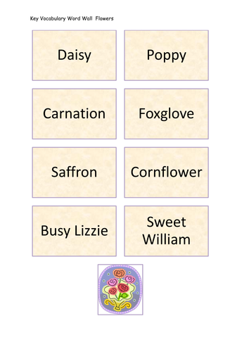 Flowers Word Search by sfy773 - UK Teaching Resources - TES