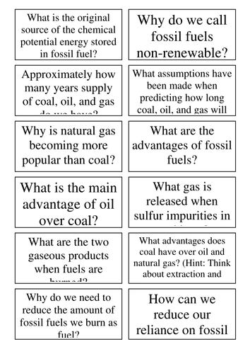 Fossil Fuels Worksheet Pdf How Fossil Fuels Are Made | Teaching