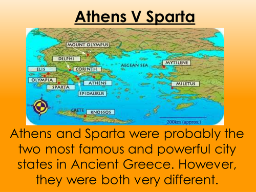 Athens v Sparta PowerPoint - Ancient Greeks History | Teaching Resources