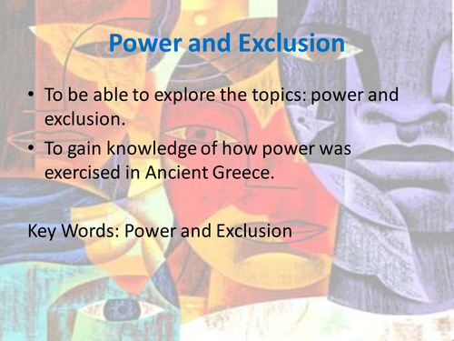 Power and Exclusion | Teaching Resources