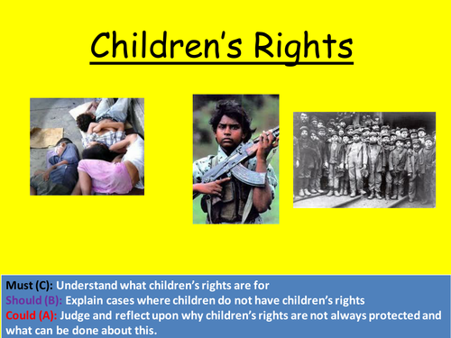 Children's Rights - Lesson 1 | Teaching Resources