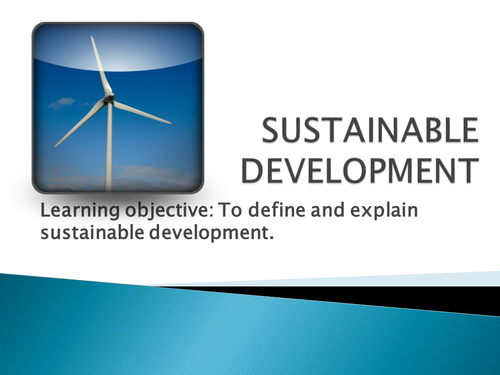 Sustainable energy PowerPoint | Teaching Resources