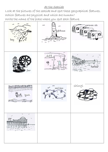 Seaside PowerPoint and handout to go with it. | Teaching Resources