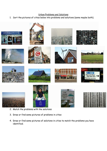 Urban problems and solutions | Teaching Resources