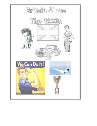 Britain since the 1930s - Display Timeline & resources | Teaching Resources