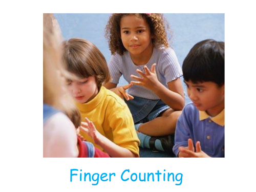 Finger counting to 5 | Teaching Resources
